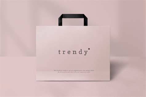 아름다운 쇼핑백 모형 프리미엄 Psd 파일
