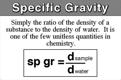 Specific Gravity