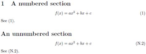 Sectioning How Can I Add A Section Reference To Equation Labels In An