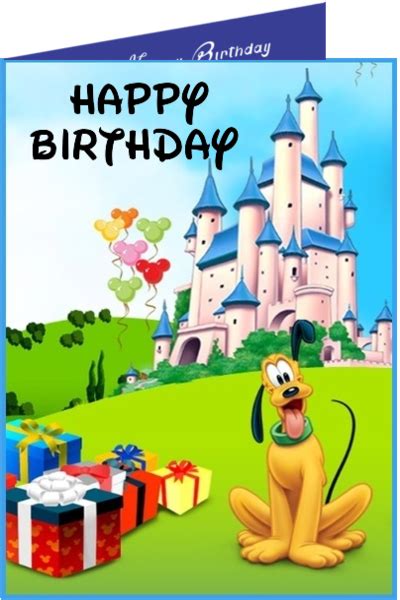 Free Disney Birthday Cards And Ecards