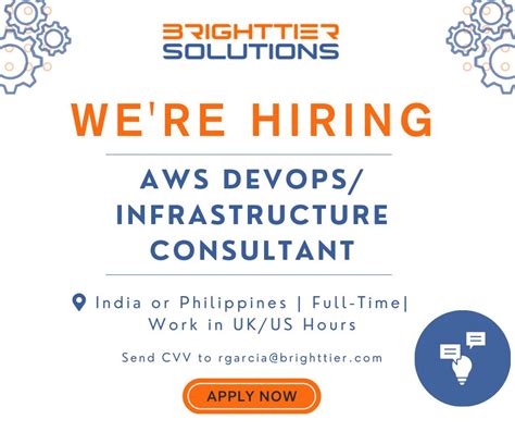 Awsjobs Devopsjobs Hiringinindia Philippinesjobs Cloudengineering Bright Tier Solutions