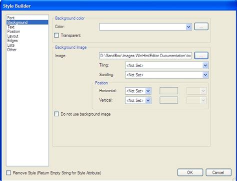 Misc Features Explained Various Styling Options