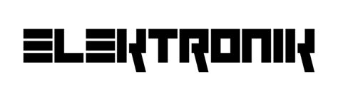 Elektronik Font