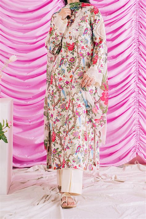 Rinesa By Ayzel Uustitched 3 Piece Lawn Vol 03 Collection2024 Azl 09 Shomi Official