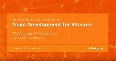 tds 5 7 sitecore helix sitecore performance improvements
