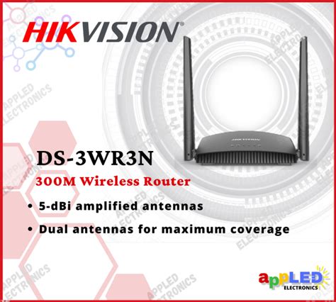 Hikvision Ds 3wr3n 300m Wireless Router Lazada Ph