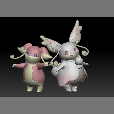 Stl File Pokemon Audino Mega Evolution・3d Print Design To Download・cults
