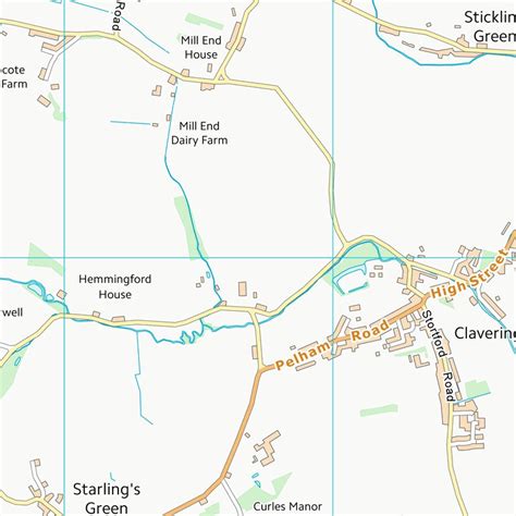 Uttlesford District Tl43 Map By Uk Topographic Maps Avenza Maps