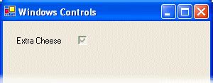 Microsoft Visual C NET Controls CheckBox