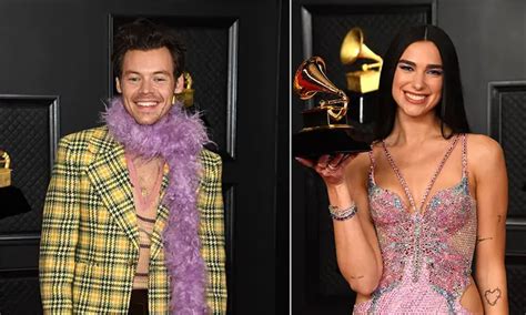 Harry Styles And Dua Lipas Interaction At The Grammys Has Fans Wanting
