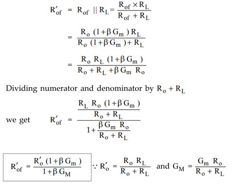 Input And Output Resistance Feedback Amplifiers