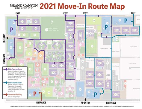 Grand Canyon University Map The Canyon Campus Vibrant Sustainable
