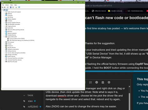 Bricked Xiao Esp32 C3 Cant Flash New Code Or Bootloader Xiao Seeed