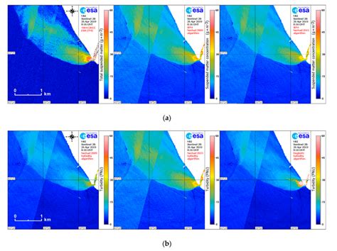 Performance Of Different Satellite Algorithms To Map A Spm B