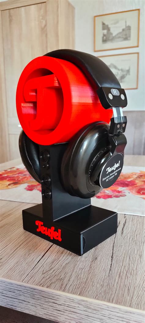Teufel Kopfh Rer Halter Headphone Stand Headphone Rest By Schnurrri Download Free Stl Model