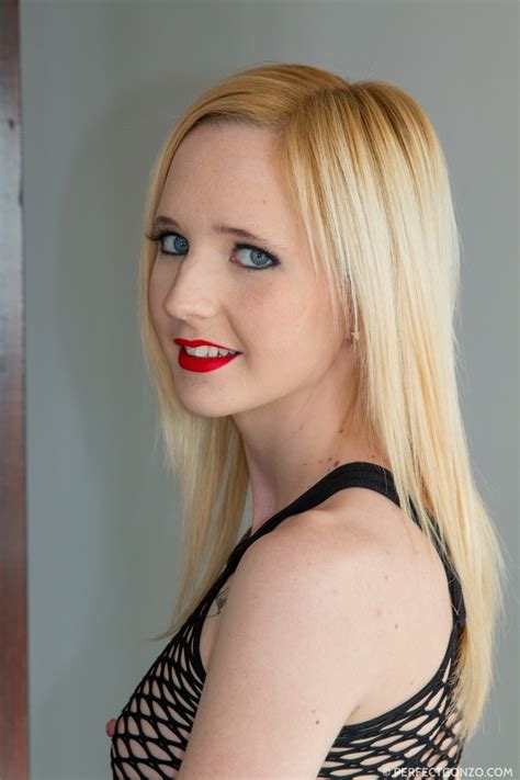 Blonde Girl Alice D Sports Red Lips While Having Sex On A Sofa Ensemble