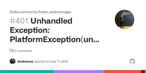 Unhandled Exception Platformexceptionunhandledmethodregisteroneofftask Error Unhandled