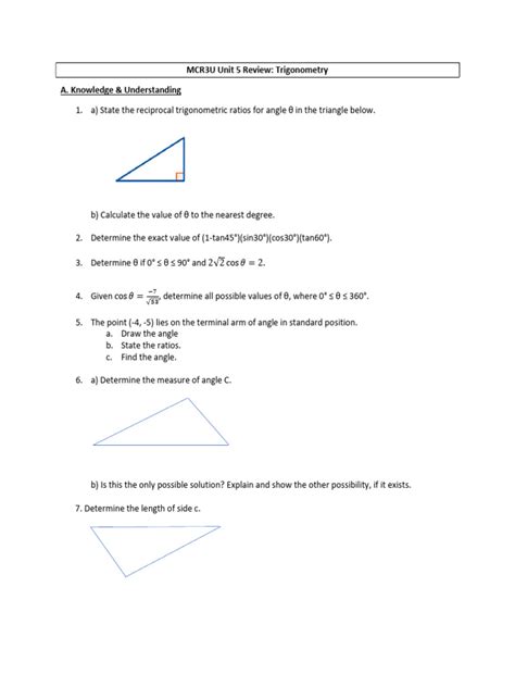 Mcr3u Unit 5 Review Pdf