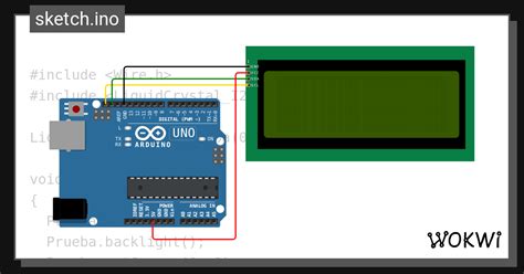 Lcd Ejemplo Wokwi Esp32 Stm32 Arduino Simulator