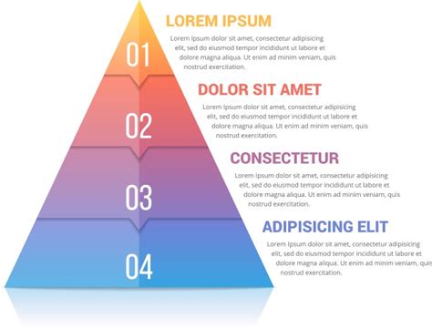 Pyramid Of Three Social Class Infographic Vector Image