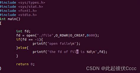 Linux 系统编程——文件 Csdn博客