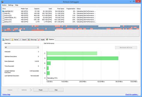Defraggler Adds Quick Optimize Feature For SSD Drives Disk Performance Graphs
