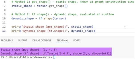 How To Use Tensorflow Getshape Function