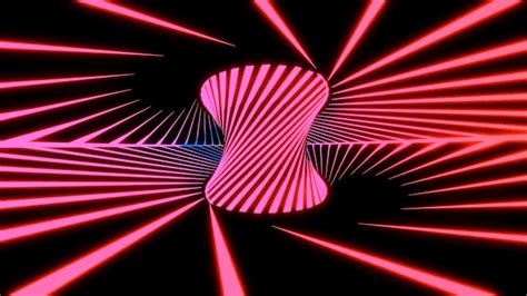 Premium Photo Glowing D Tornado Formed By Spiral Twisted Lines Seamless Loop Design Rotating