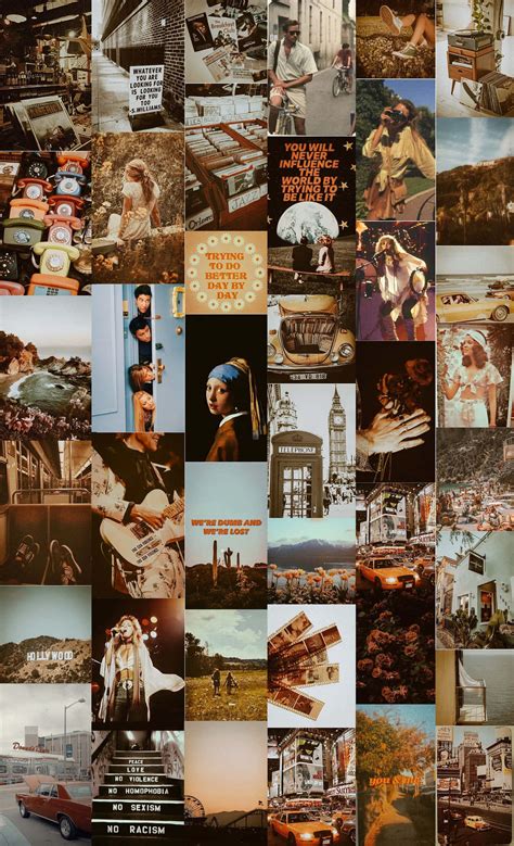 100 Vintage Collage Wallpapers