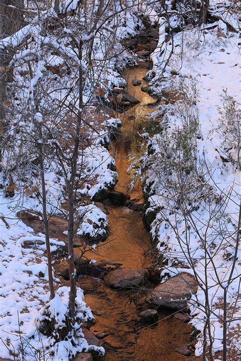 Winter At Echo Canyon Creek Brian Passey