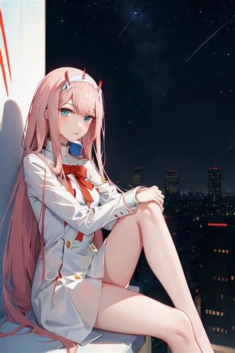 Zero Two в 2024 г Милые рисунки Аниме девушка Милая аниме девушка