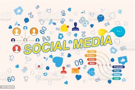 소셜 네트워크와 알림 기호 아이콘입니다 평면 벡터 일러스트 Eps 10 고객 참여에 대한 스톡 벡터 아트 및 기타 이미지 고객 참여 공동체 기업 재무와 산업 Istock