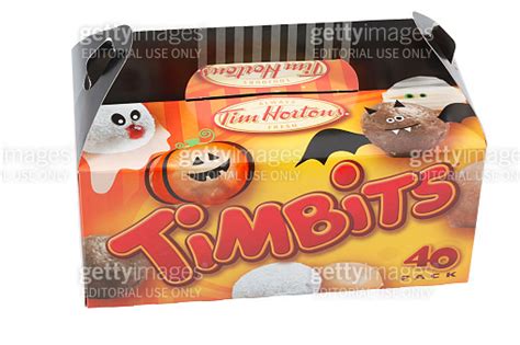 Box Of Tim Hortons Timbits For Halloween 이미지 458938983 게티이미지뱅크