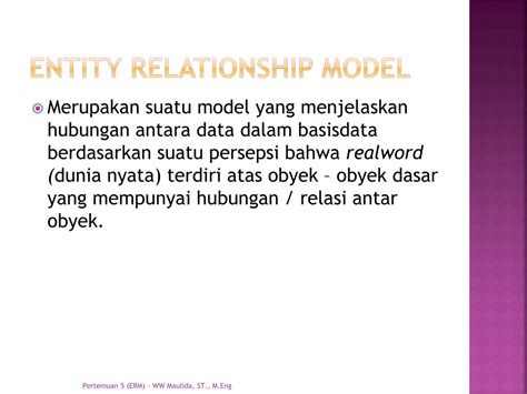 PPT Entity Relationship Model PowerPoint Presentation Free Download ID 3442033