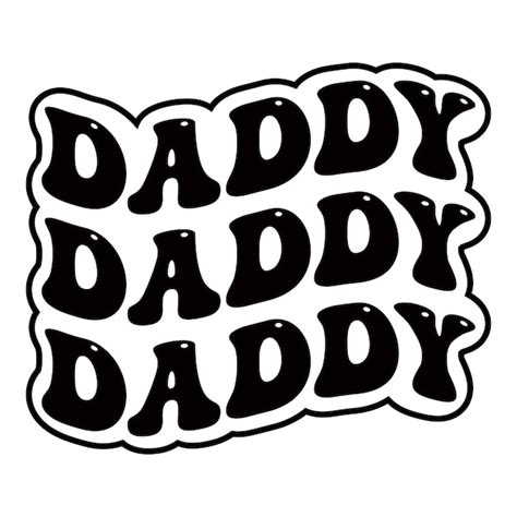 Design Svg Do Papai Vetor Premium