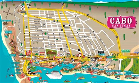 Cabo San Lucas Corridor Hotel Map