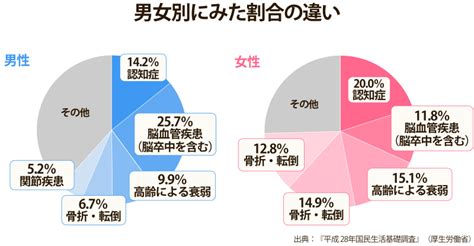 高齢者に多くみられる疾患とは？介護が必要になる病気や死因 デイサービスセンター健康の杜