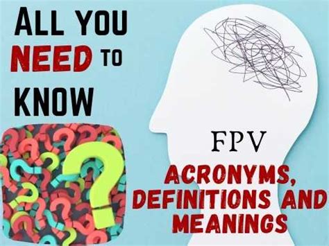 All You Need To Know About FPV Drone Hobby Acronym Definitions And Meanings Level One Drone