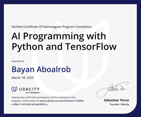 Ai Machinelearning Tensorflow Python Udacity Datascience Bayan
