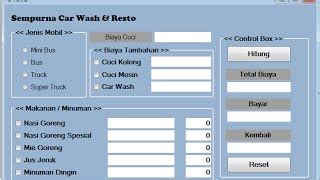 Contohfuzziblog Contoh Program Visual Basic Penjualan Mobil