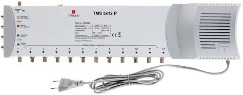 Multiswitch Tms 512 5 Inputs 12 Outputs Triax 5 Input