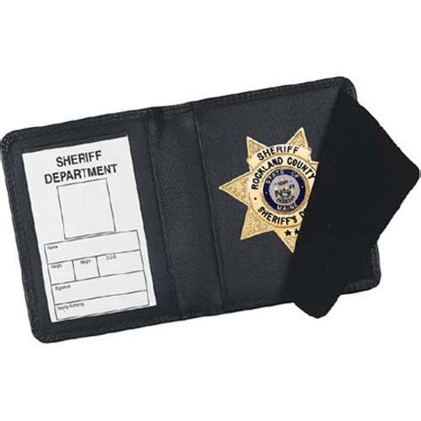 Strong Leather Book Style Badge And Id Wallets Cdcr Badge 20 Off