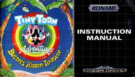 Manual Tiny Toon Adventures Busters Hidden Treasure Mega Drive