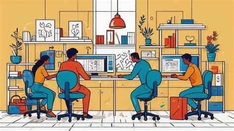 Computer Lab Drawing Images Free Download On Freepik