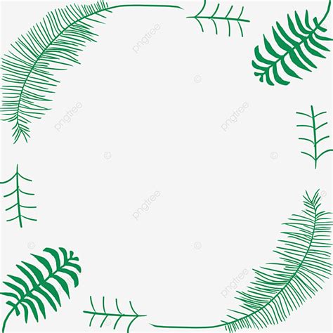 열대 나뭇잎 프레임 자산 열렬한 이파리 틀 Png 일러스트 및 벡터 에 대한 무료 다운로드 Pngtree
