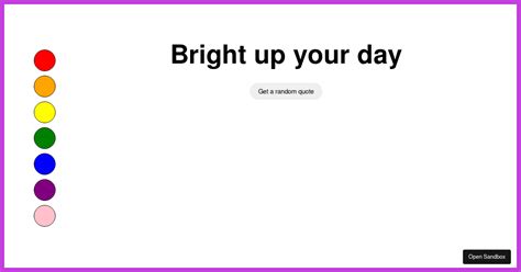 Inspirational Quotes React Practice Codesandbox