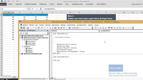 Automatiza Excel Copia Y Gestiona Hojas Con Vba Librería La Tijera