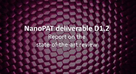 Nanopat Deliverable D1 2 Nanopat