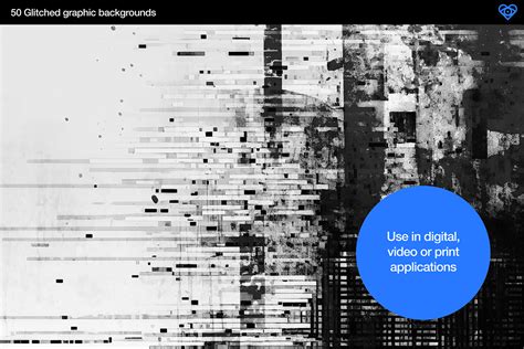 50 Glitched Black And White Textures Xjw2q9g