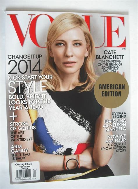 Us Vogue Magazine January 2014 Cate Blanchett Cover